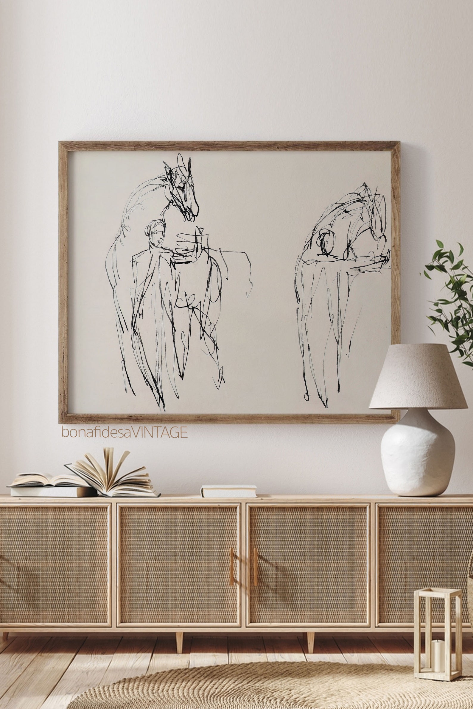Antique Ink Figure Sketch Contemporary Minimalist Art Downloadable ...