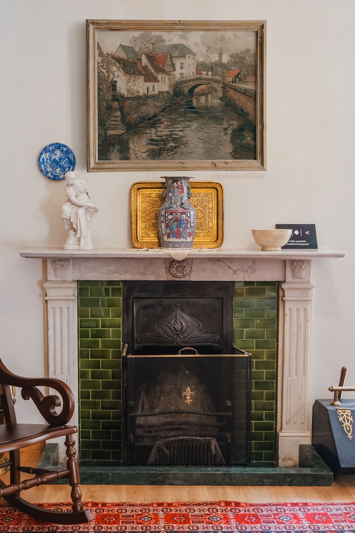 Dark and Moody French Cityscape Painting, Vintage Moody Paris Cityscape ...