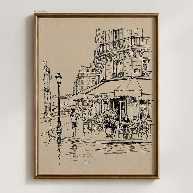 Parisian Art Downloadable - Etsy UK