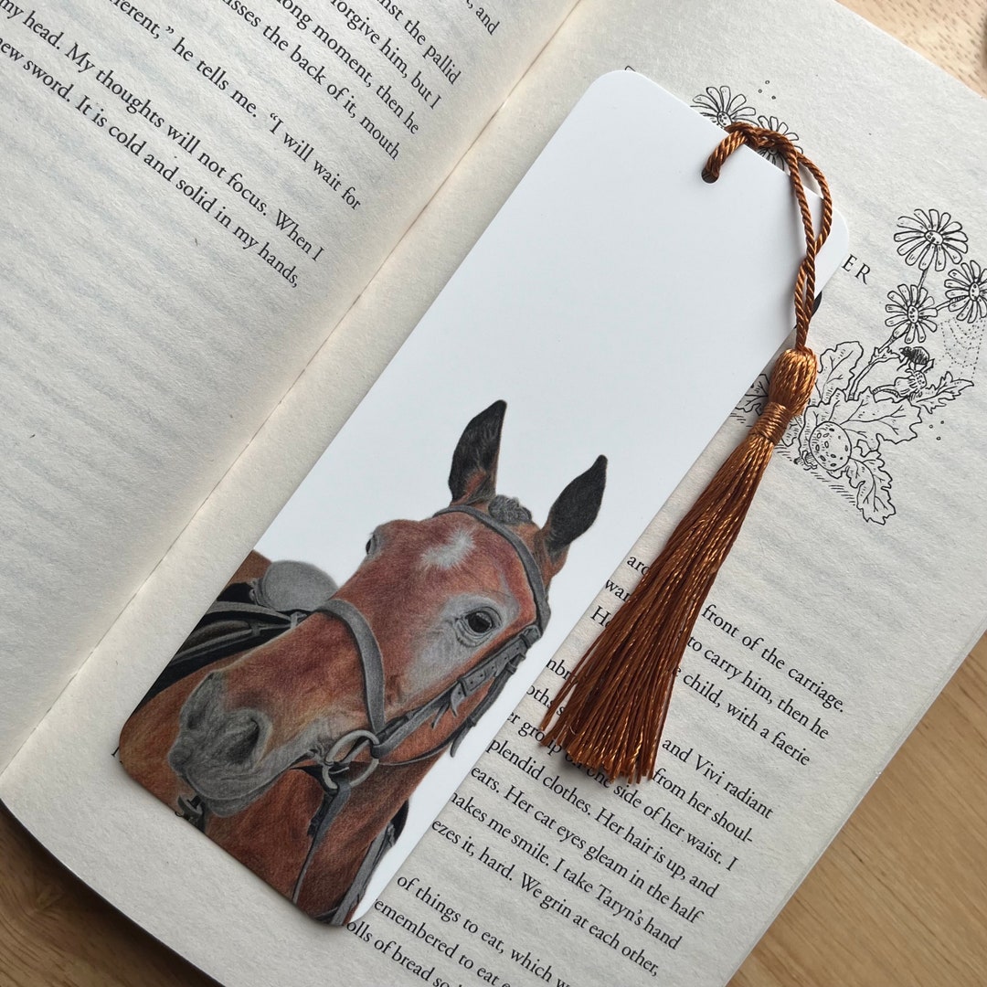 Horse Bookmark | Bay Horse | Gifts for Horse Lovers - Etsy