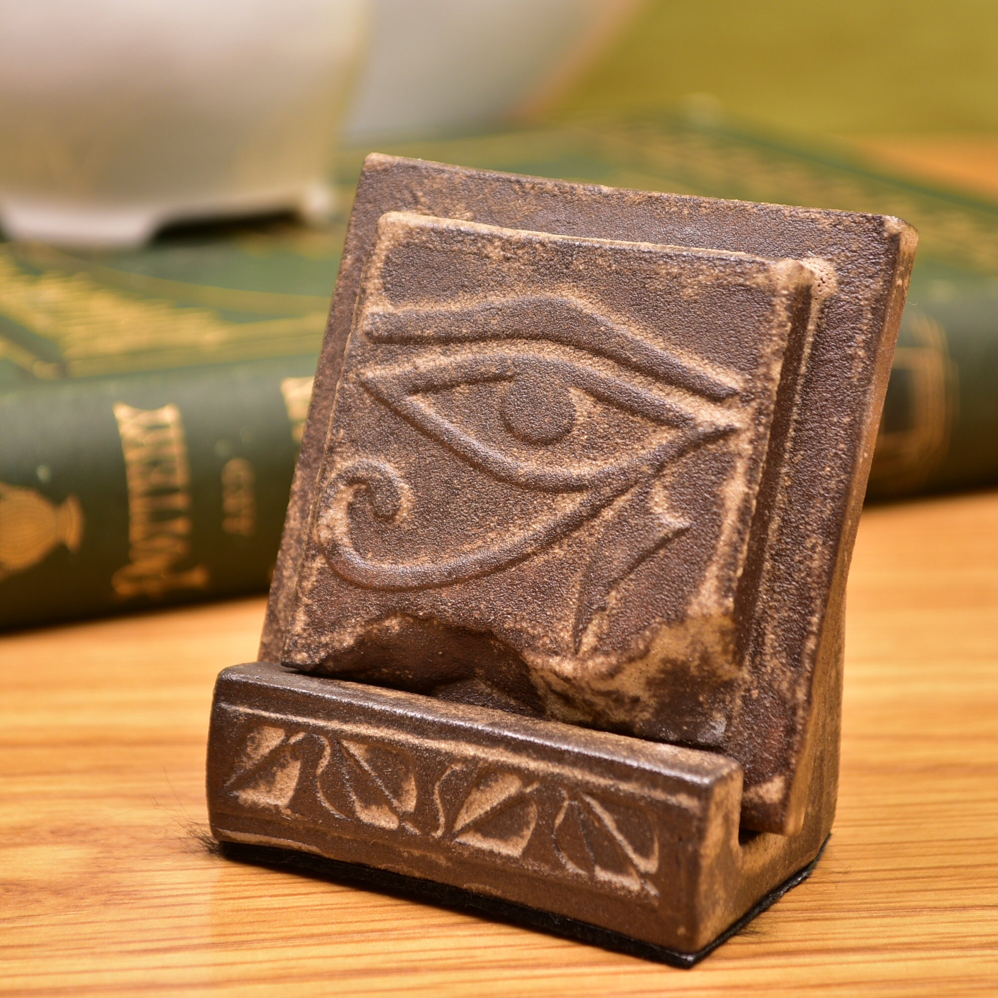 Ancient Relic Miniature Ceramic Tile - Roseville Pottery Egyptian Ankh ...