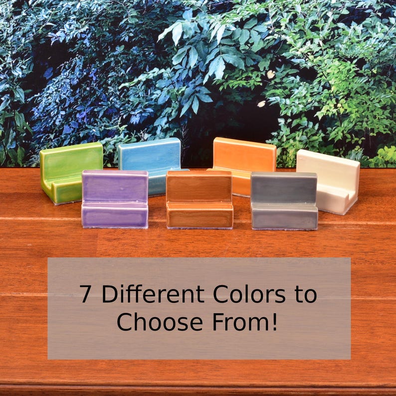Handcrafted Ceramic Display Stand for Miniature Tiles - Small Roseville ...