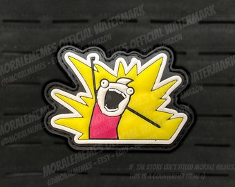 Baby Chick With Knife Meme Funny PVC Morale Patch - Etsy