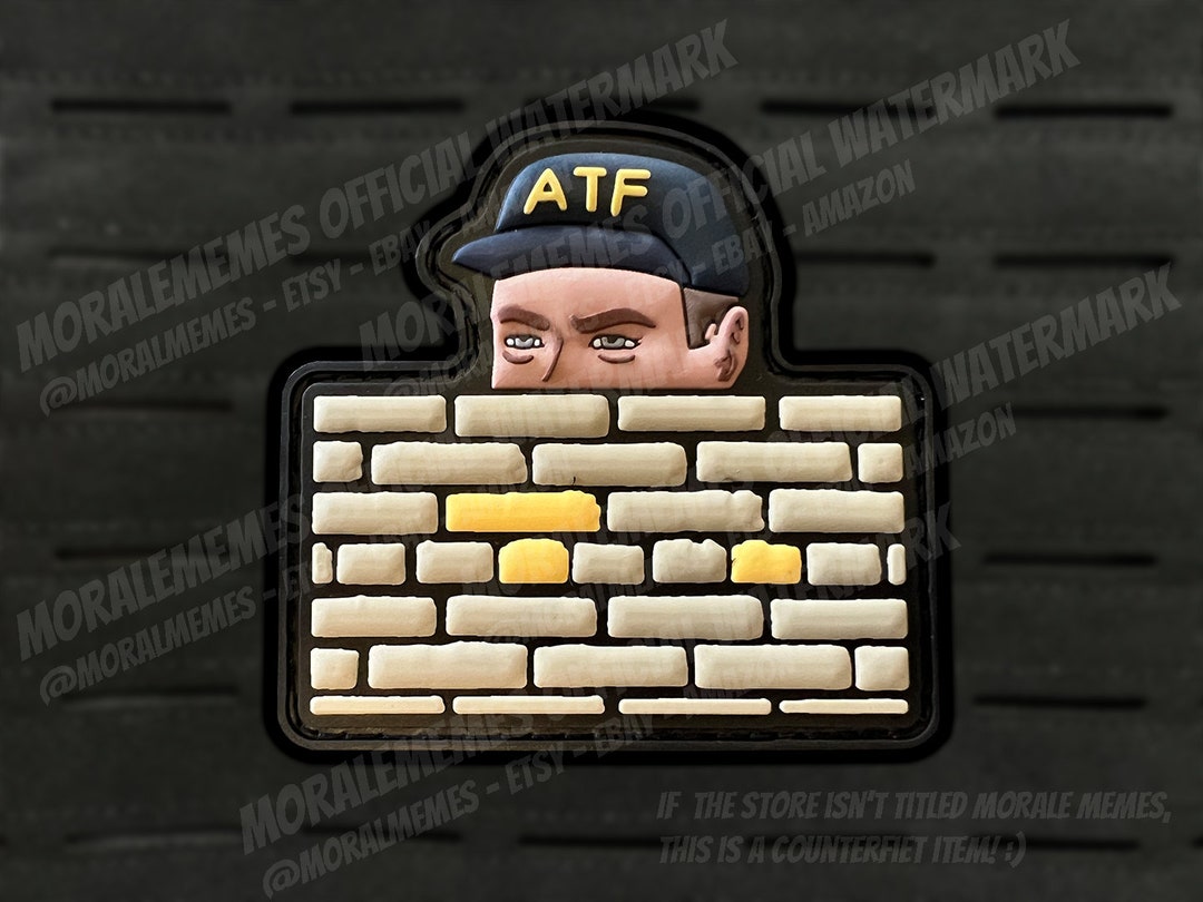 ATF Guy Meme Funny PVC Morale Patch - Etsy