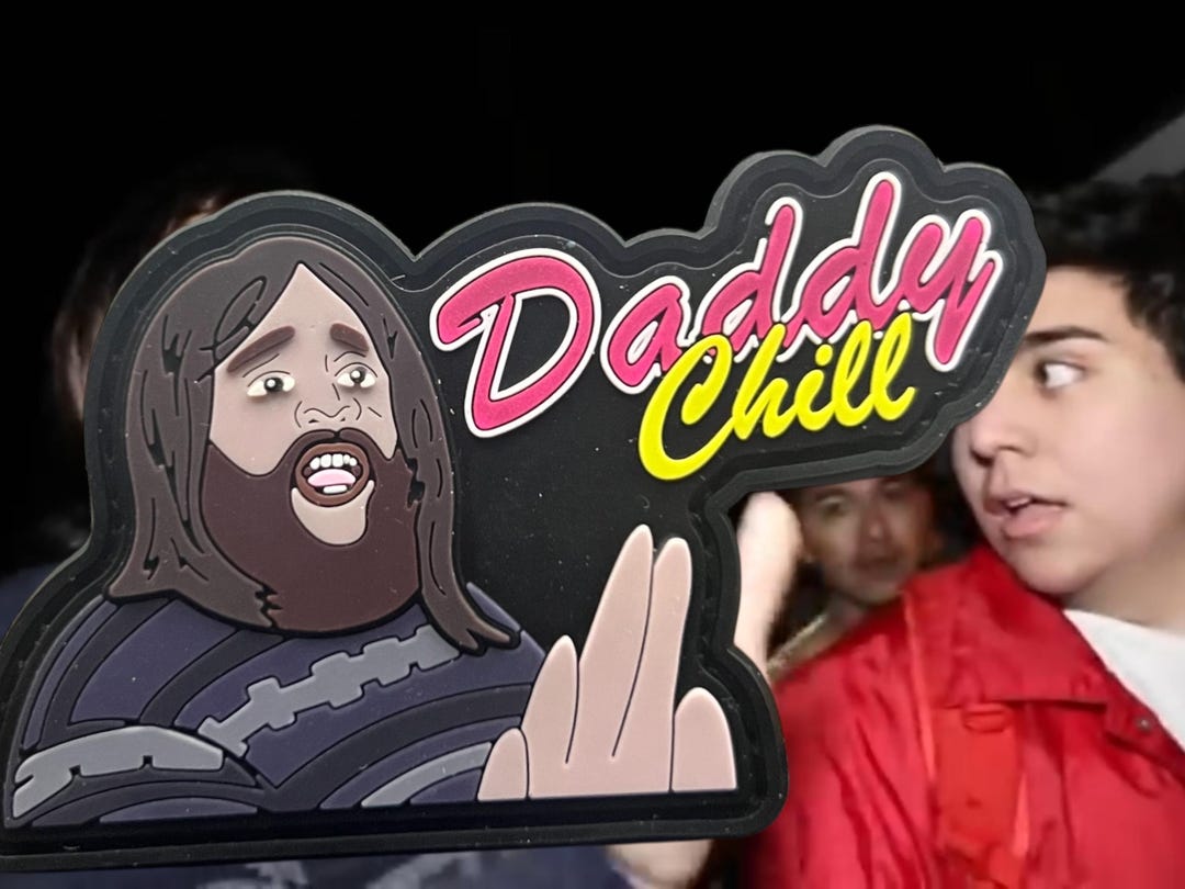 Daddy Chill Meme Funny PVC Morale Patch - Etsy