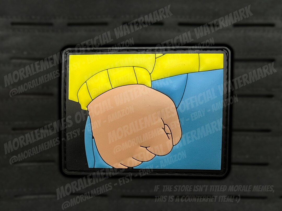 Fist Meme Funny PVC Morale Patch - Etsy