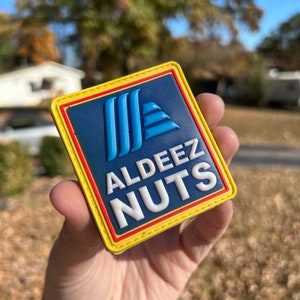 Aldeez Nuts Funny PVC Morale Patch - Etsy