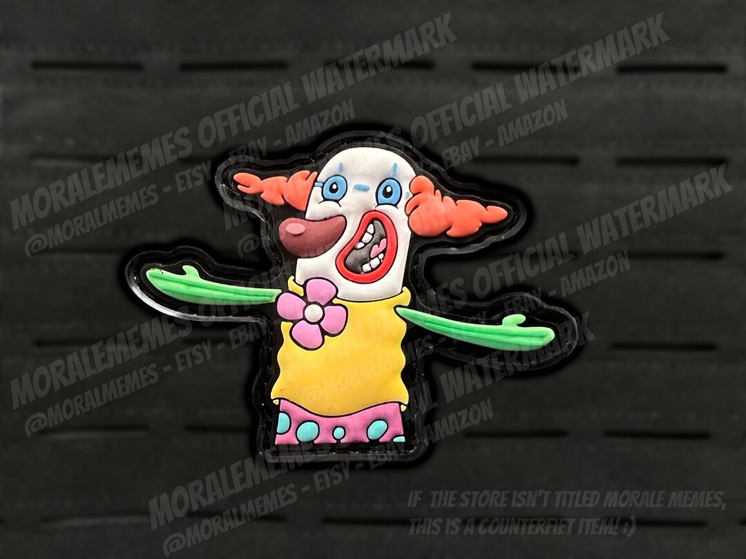 Clown Meme Funny PVC Morale Patch - Etsy