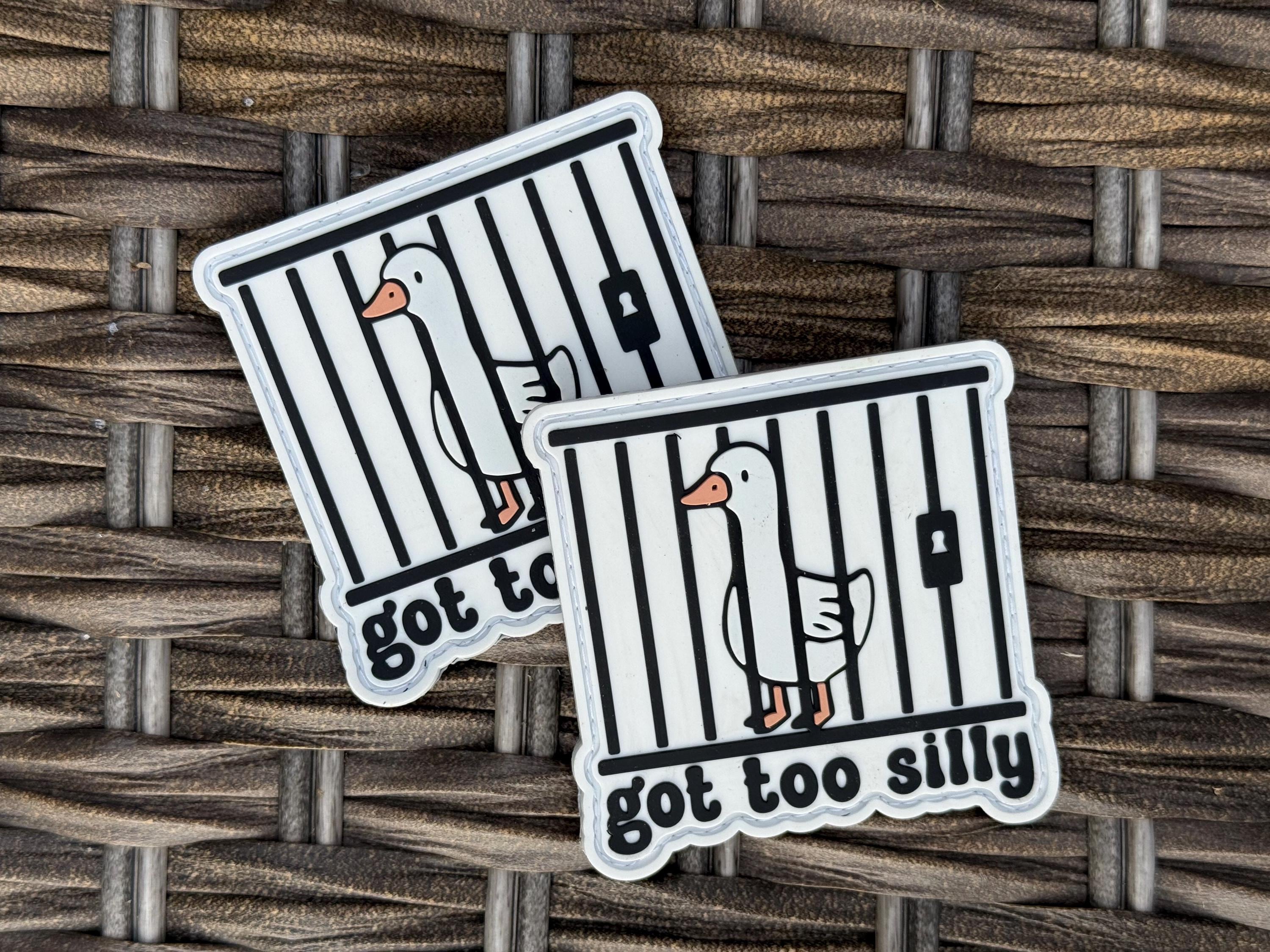 Got Too Silly Goose Meme Funny PVC Morale Patch - Etsy