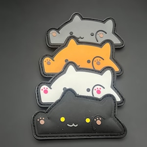 Cute Cat Meme Funny PVC Morale Patch - Etsy