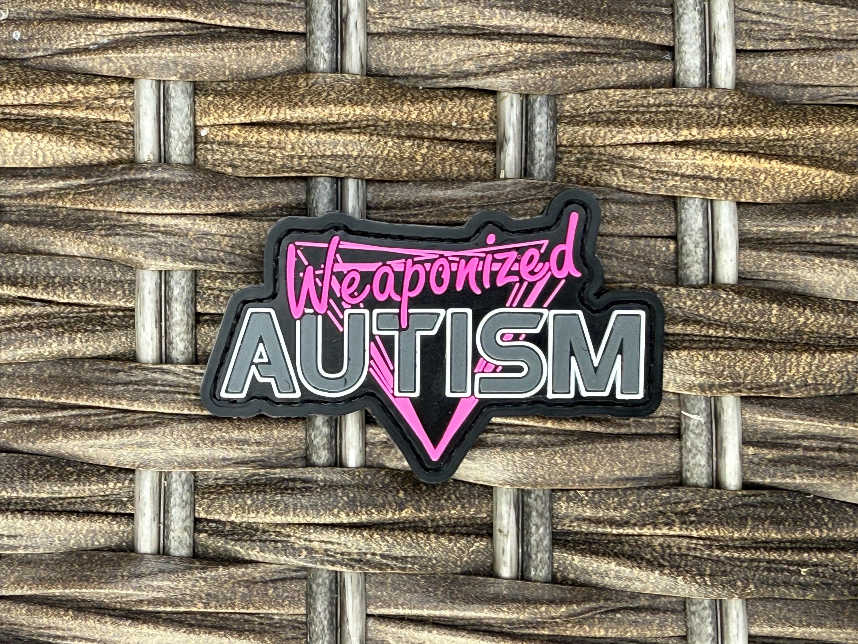 Weaponized Autism Meme Funny PVC Morale Patch - Etsy