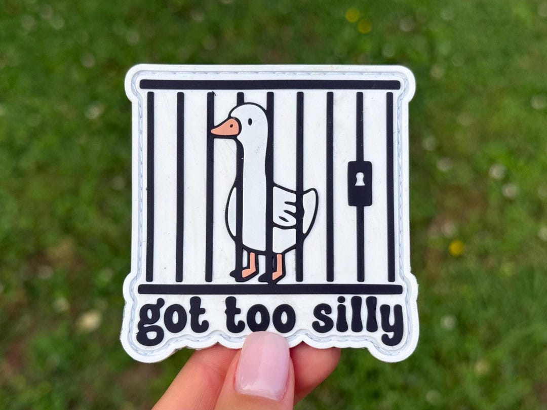 Got Too Silly Goose Meme Funny PVC Morale Patch - Etsy