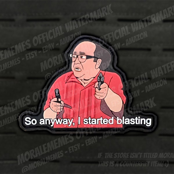 So I Started Blasting Patch - Etsy