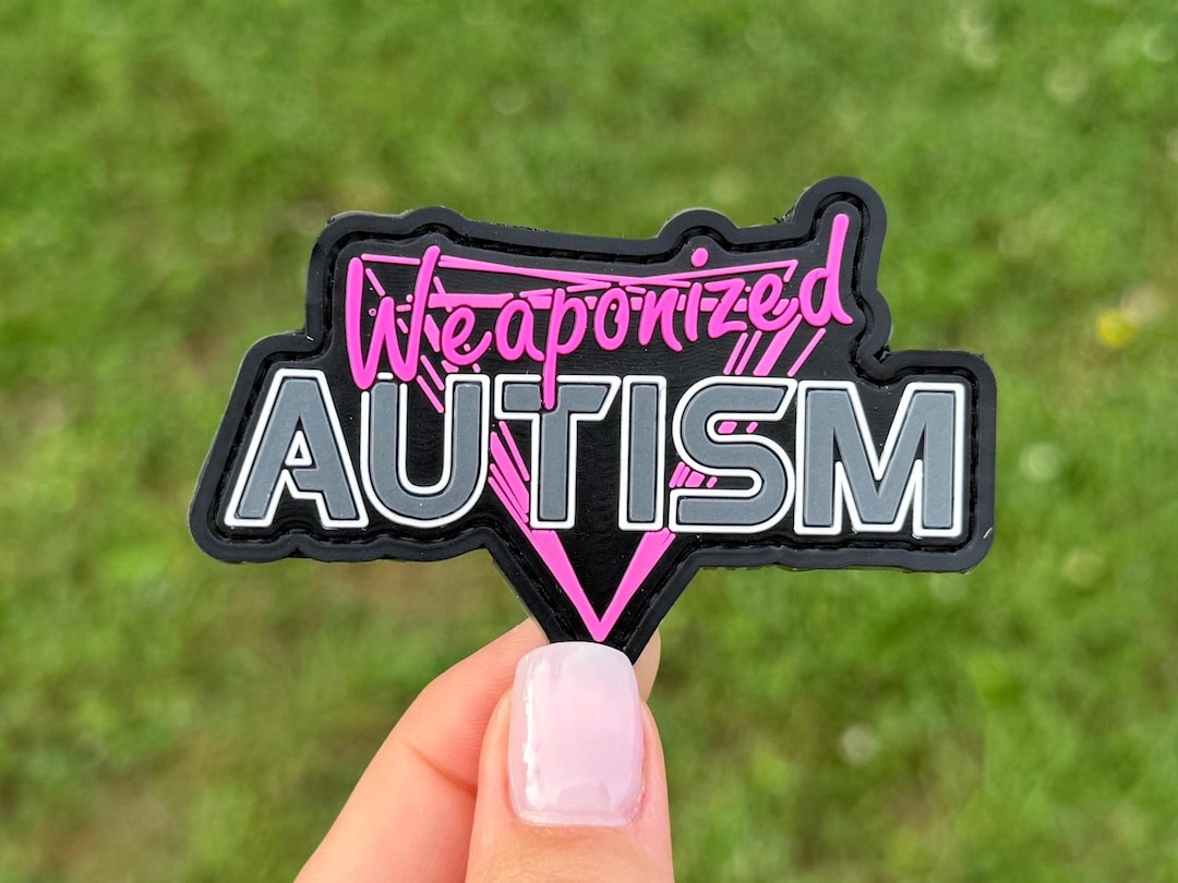 Weaponized Autism Meme Funny PVC Morale Patch - Etsy