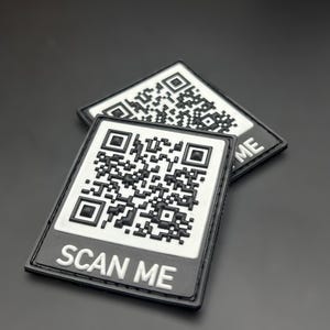 Rick Roll QR Code Meme Funny PVC Morale Patch - Etsy