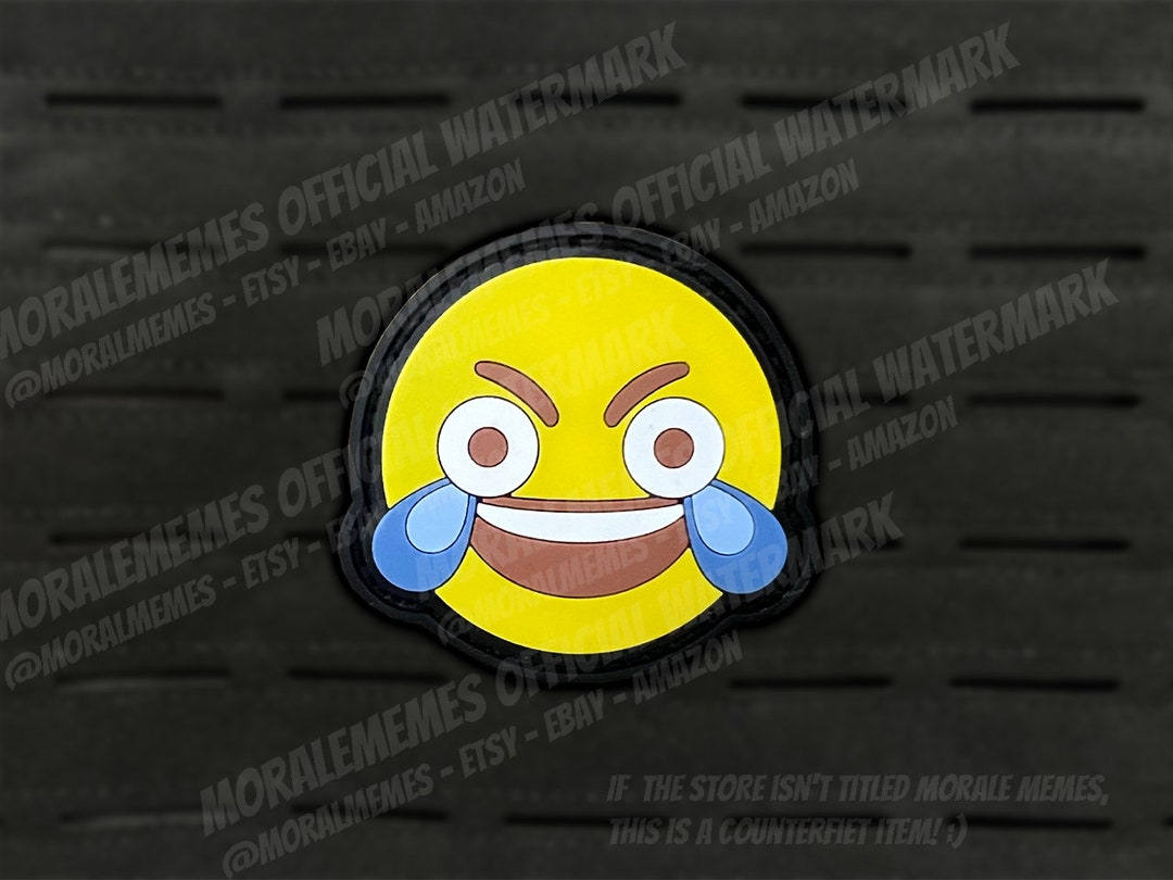 Laughing Crying Meme Funny PVC Morale Patch - Etsy