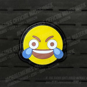 Laughing Crying Meme Funny PVC Morale Patch - Etsy