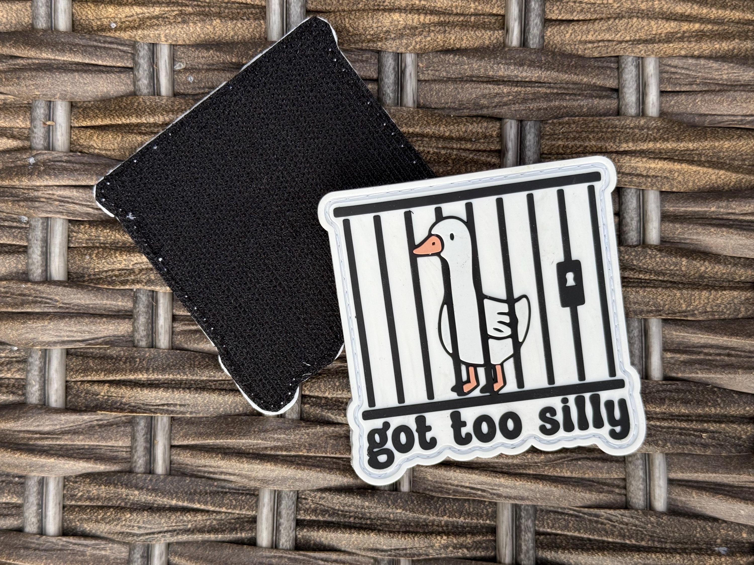 Got Too Silly Goose Meme Funny PVC Morale Patch - Etsy