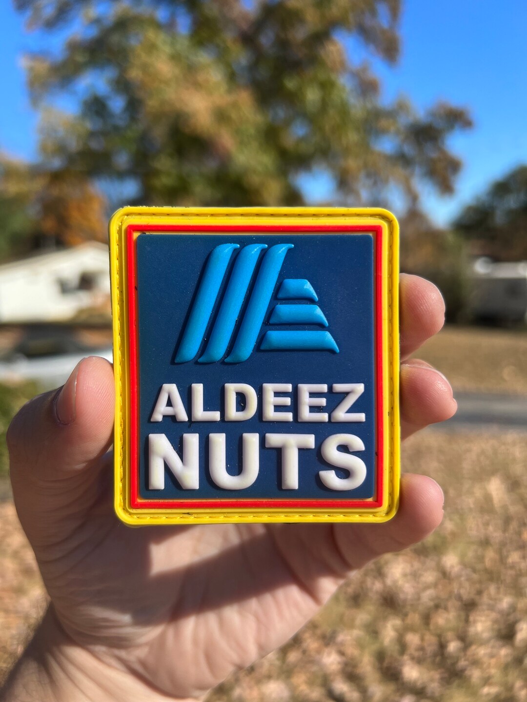Aldeez Nuts Funny PVC Morale Patch - Etsy
