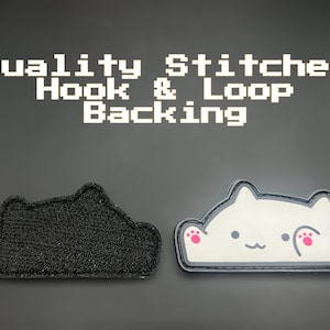Cute Cat Meme Funny PVC Morale Patch - Etsy