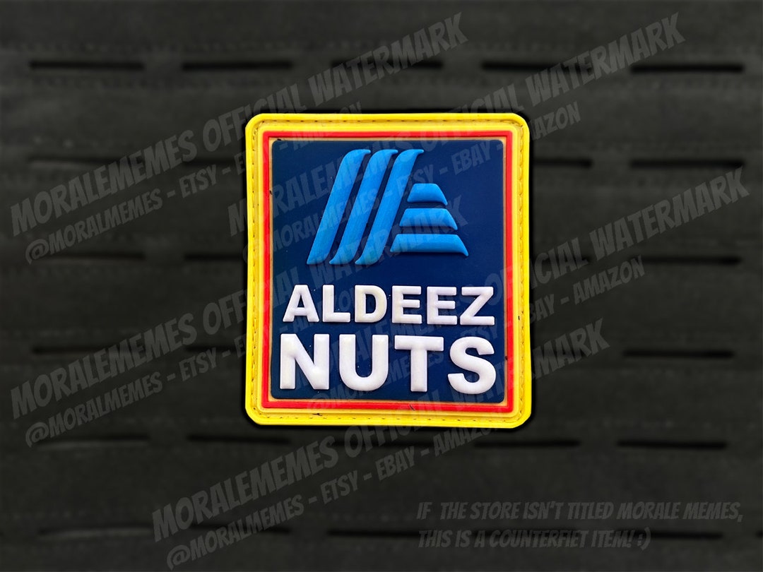 Aldeez Nuts Funny PVC Morale Patch - Etsy