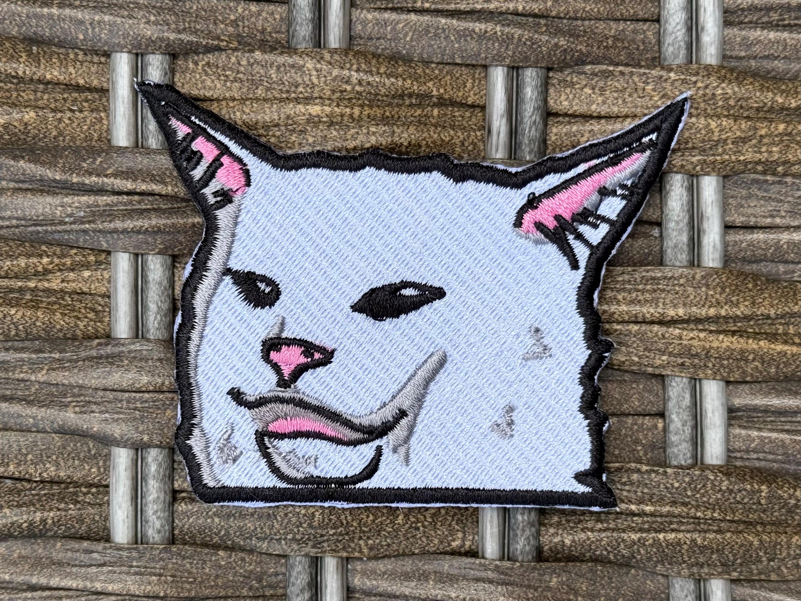 Table Salad Cat Meme Funny Iron-on/sew-on Embroidered Patch - Etsy