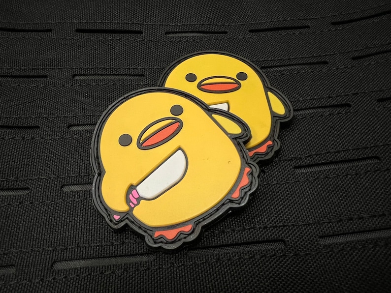 Baby Chick With Knife Meme Funny PVC Morale Patch - Etsy