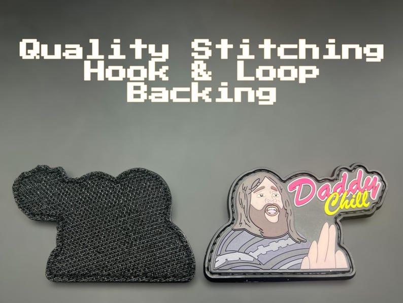 Daddy Chill Meme Funny PVC Morale Patch - Etsy