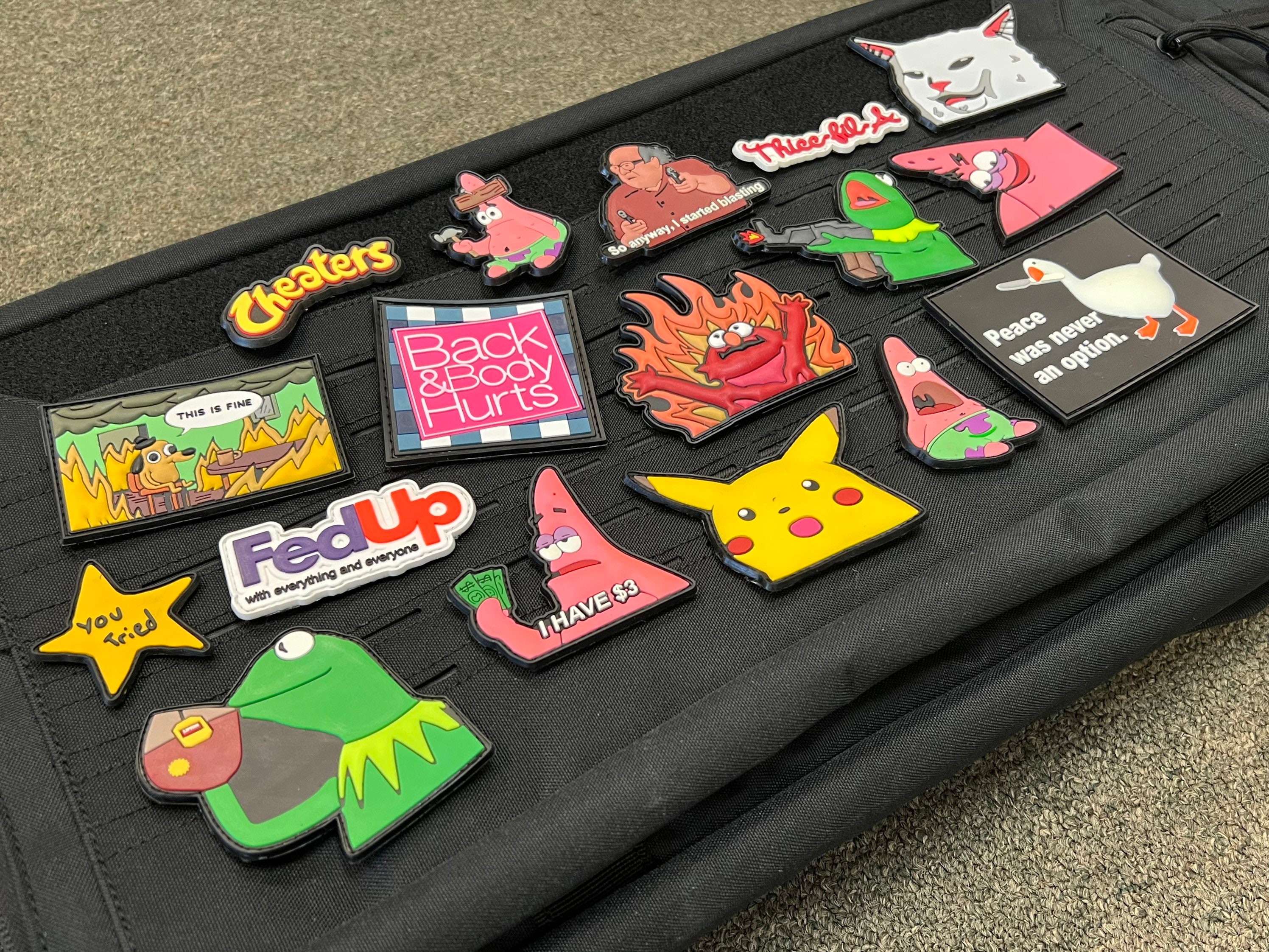 Baby Chick With Knife Meme Funny PVC Morale Patch - Etsy