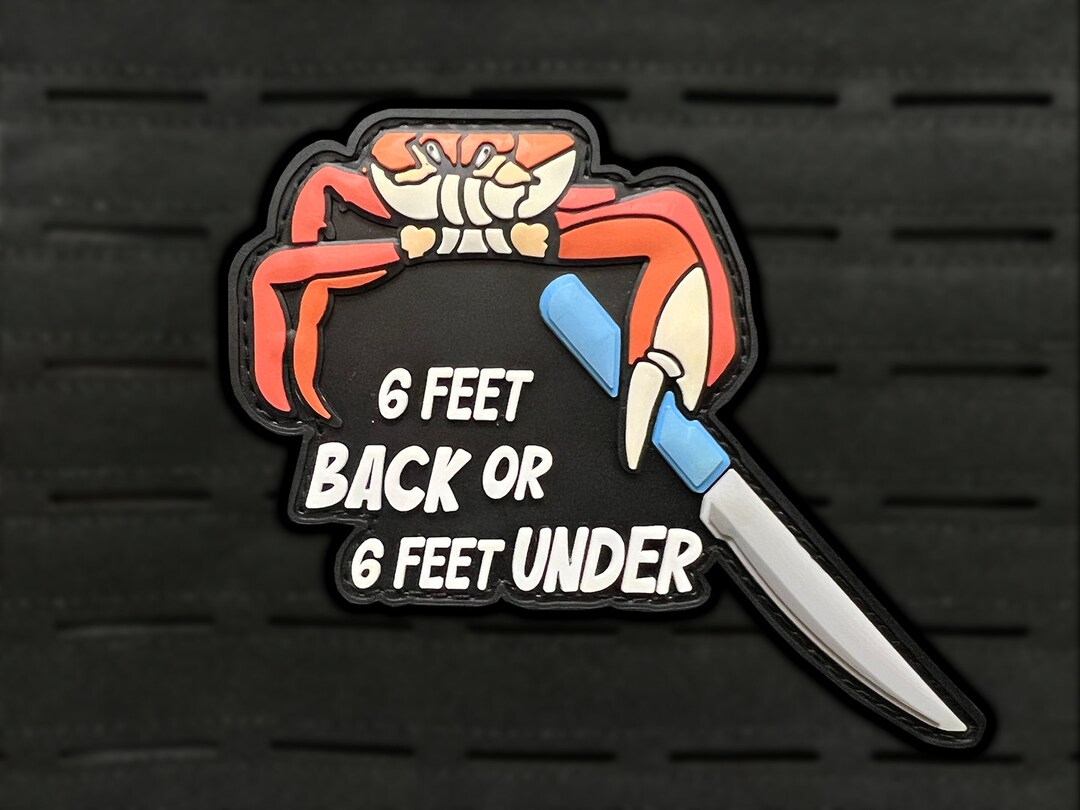 Krabbe mit Messer Meme Lustiger PVC Morale Aufnäher - Etsy.de