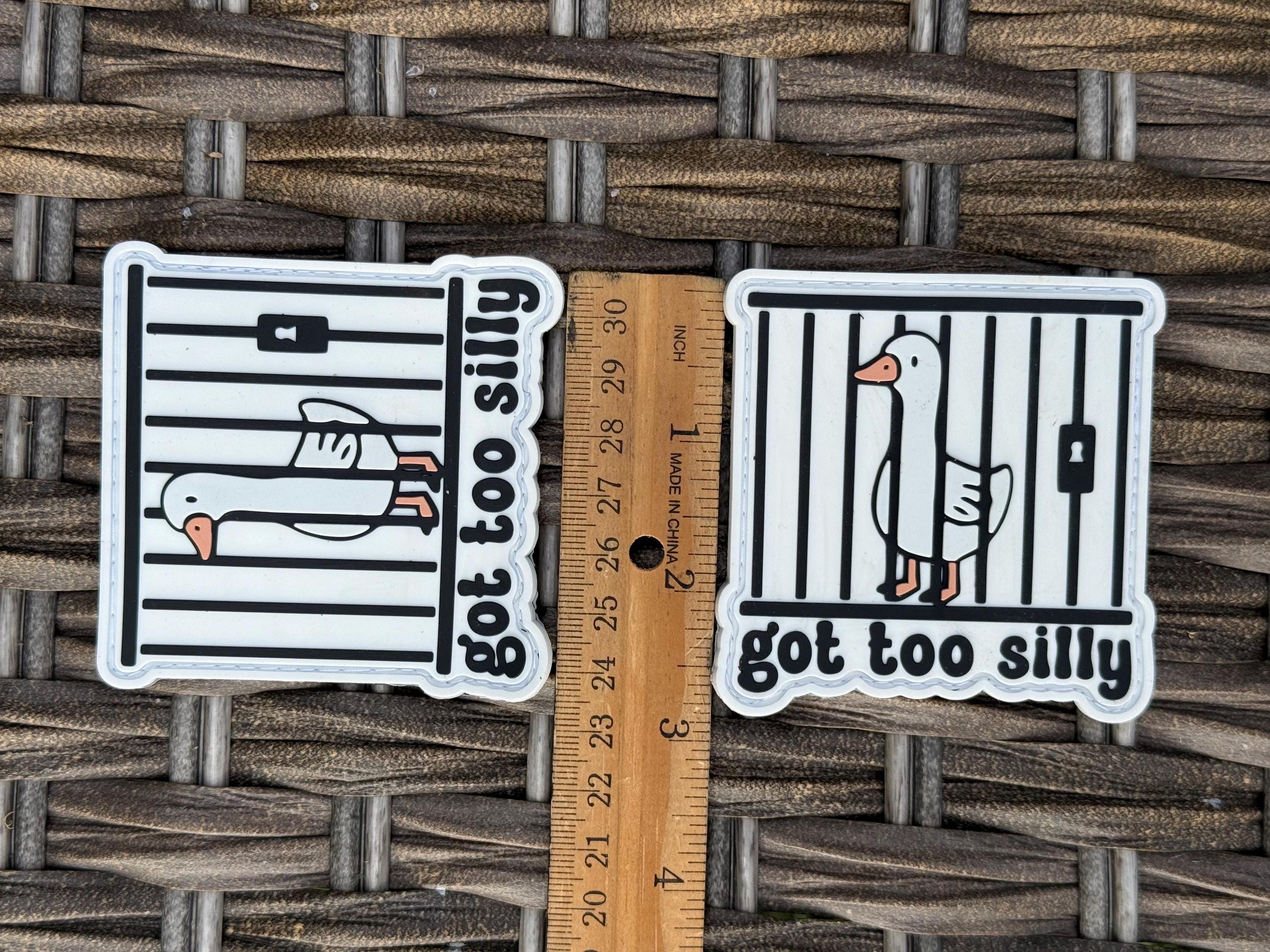 Got Too Silly Goose Meme Funny PVC Morale Patch - Etsy