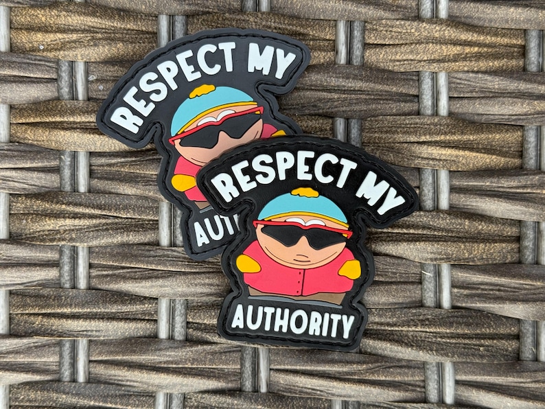 Respect My Authority Meme Funny PVC Morale Patch - Etsy