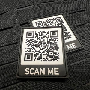 Rick Roll QR Code Meme Funny PVC Morale Patch - Etsy