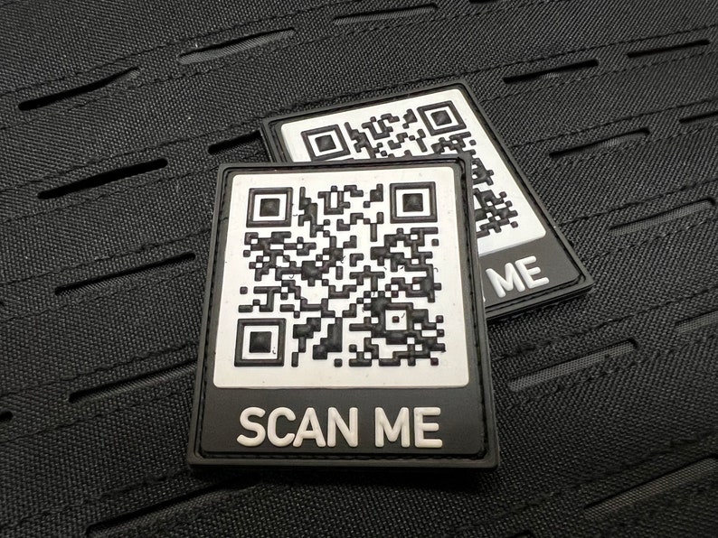 Rick Roll QR Code Meme Funny PVC Morale Patch - Etsy