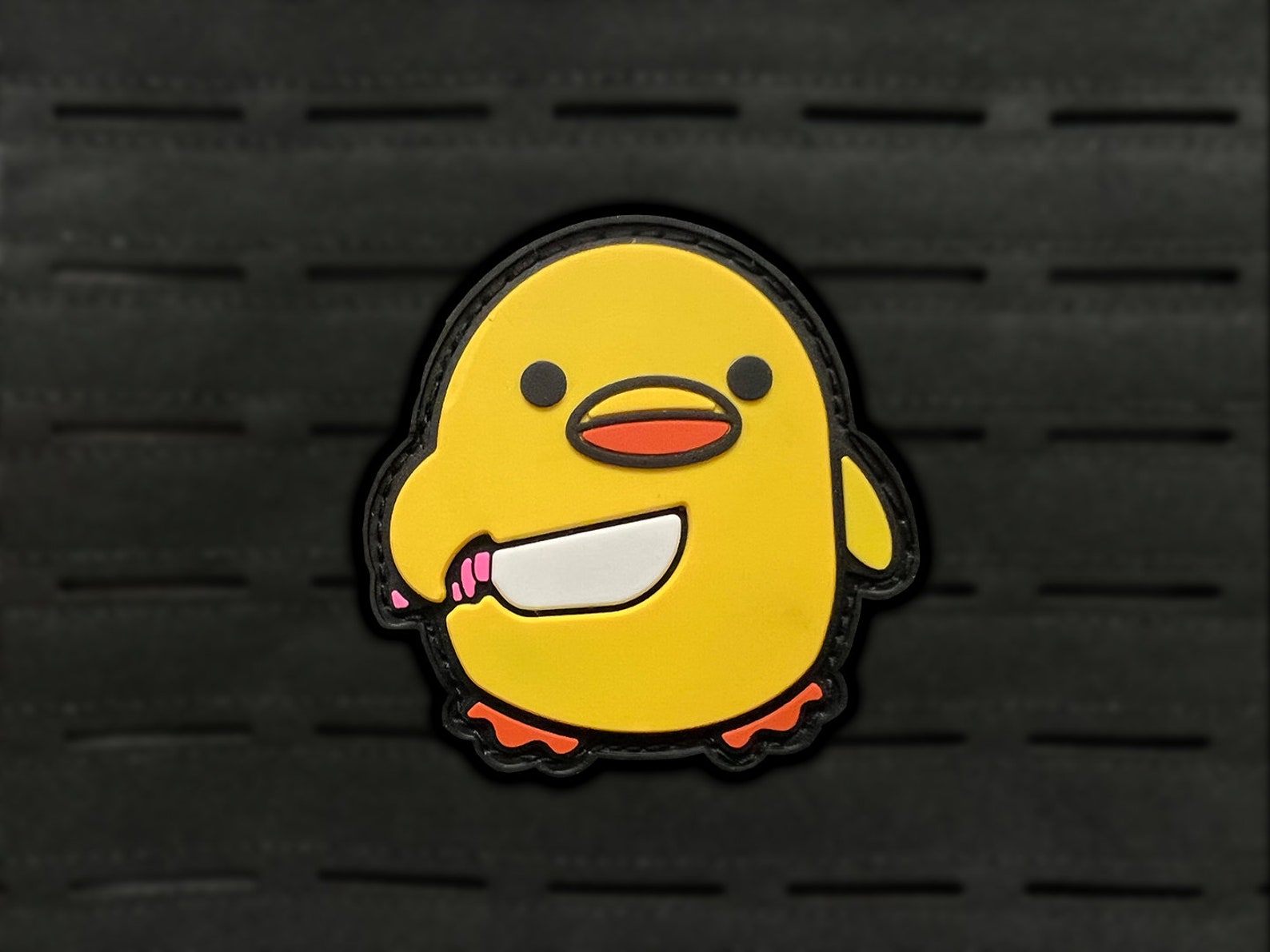 Baby Chick With Knife Meme Funny PVC Morale Patch - Etsy