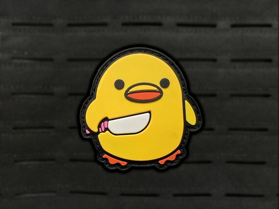 Baby Chick With Knife Meme Funny PVC Morale Patch - Etsy Canada