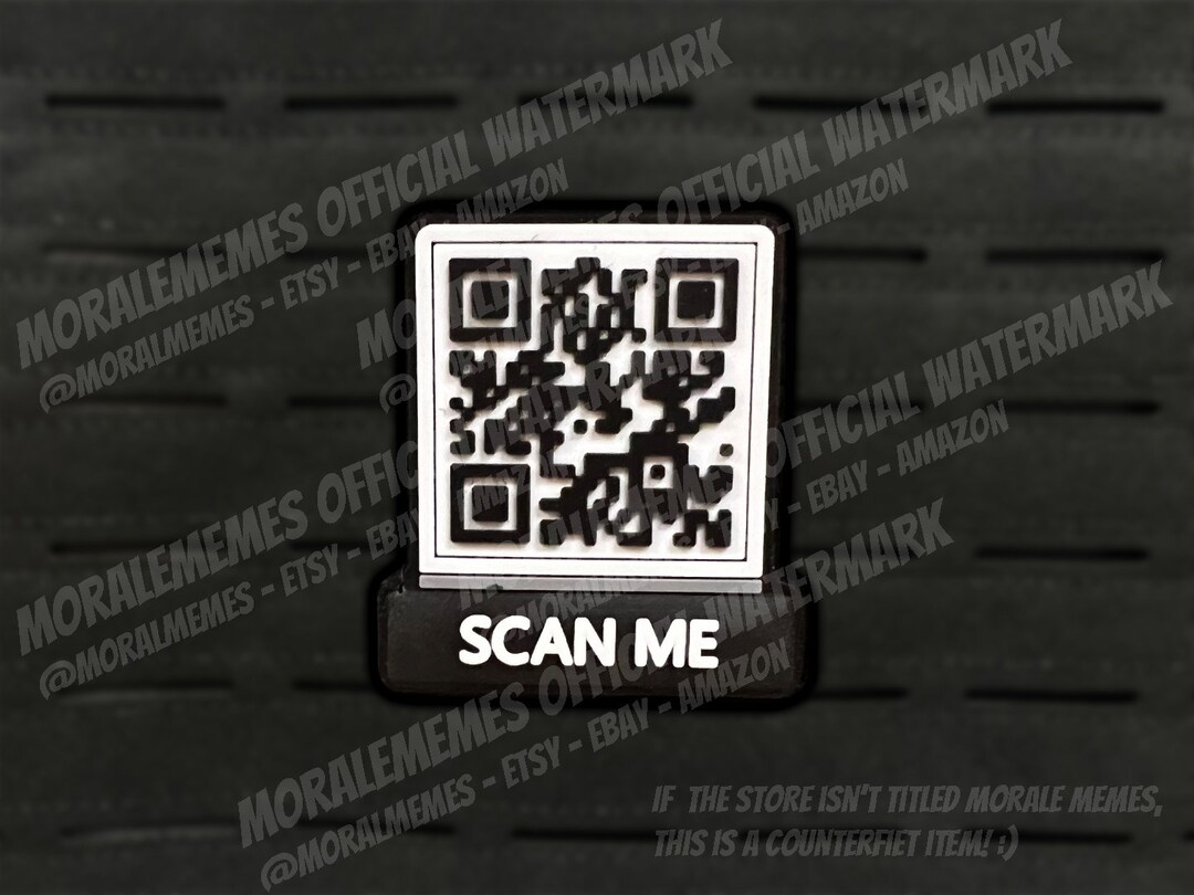Deez Nuts QR Code Meme Funny PVC Morale Patch - Etsy
