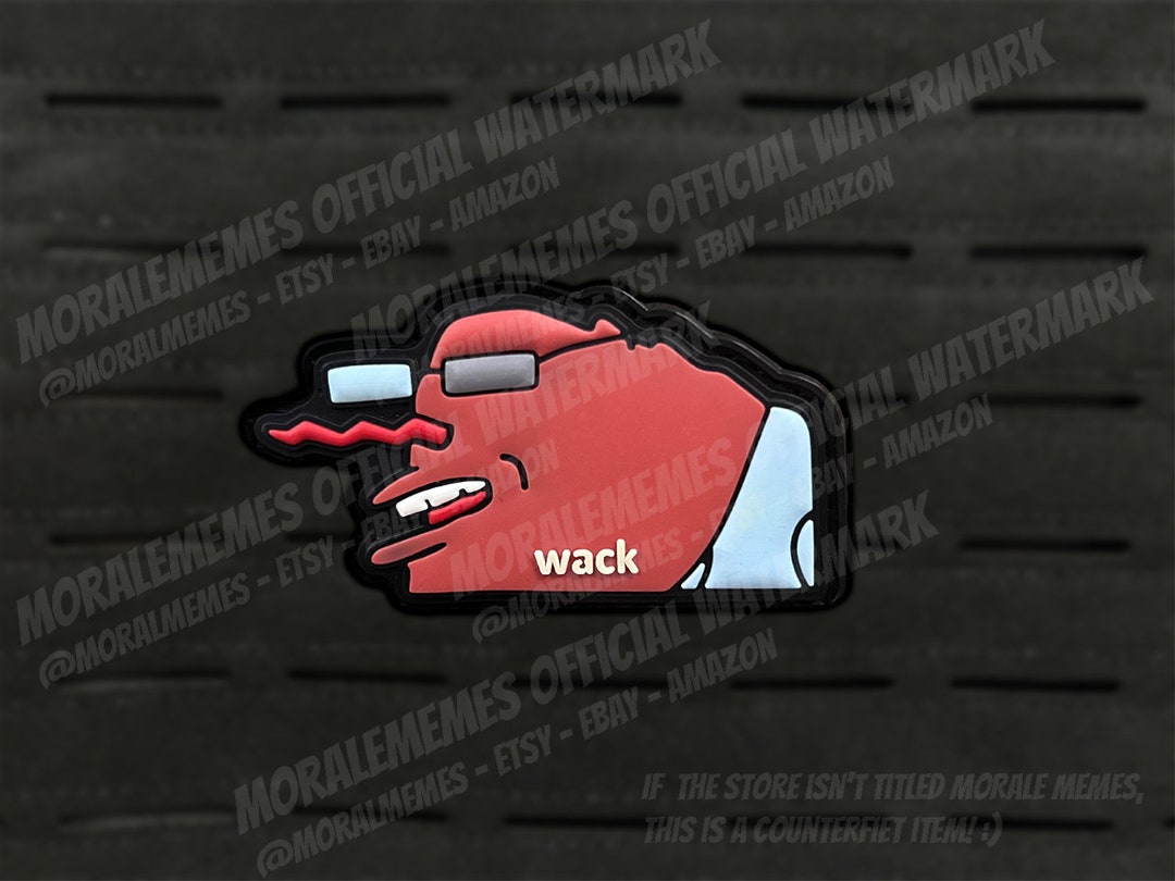 Wack Meme Funny PVC Morale Patch - Etsy