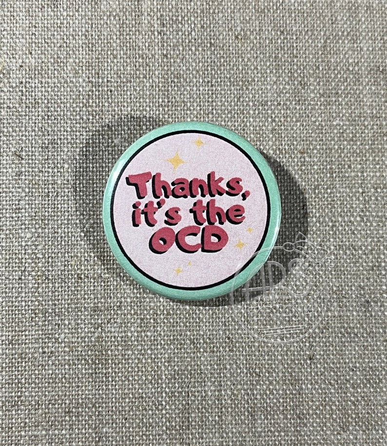 OCD FUNNY, Pinback Button 1.5", Funny Quotes, Humor - Etsy