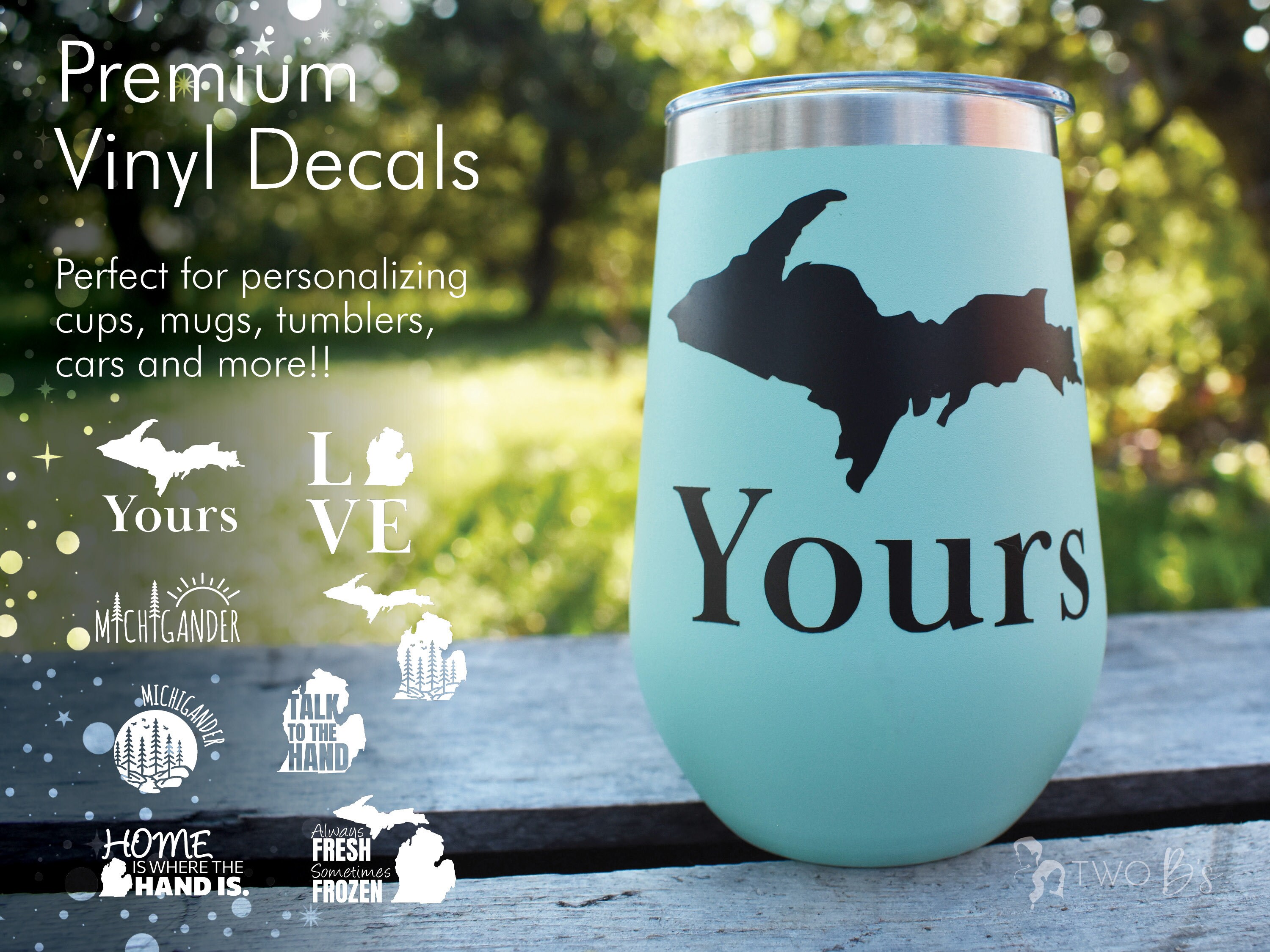 Michigan Decal Set | MI Stickers | Mitten Decal Sticker | Home State ...