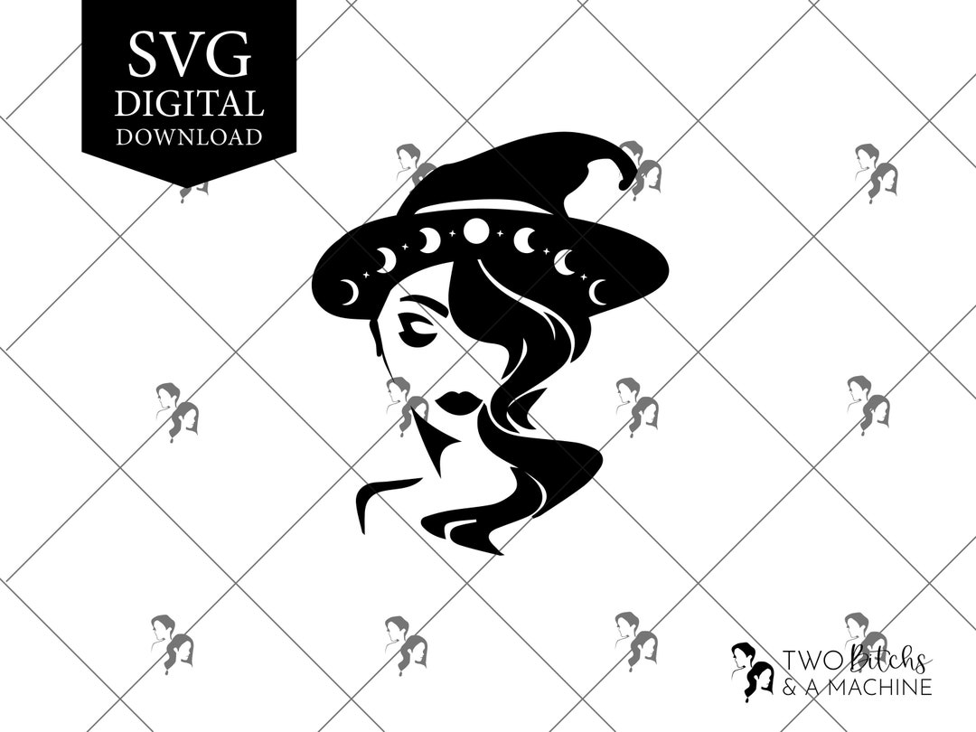 Moon Cycle Witch SVG, Digital Download, Svg Files for Cricut - Etsy