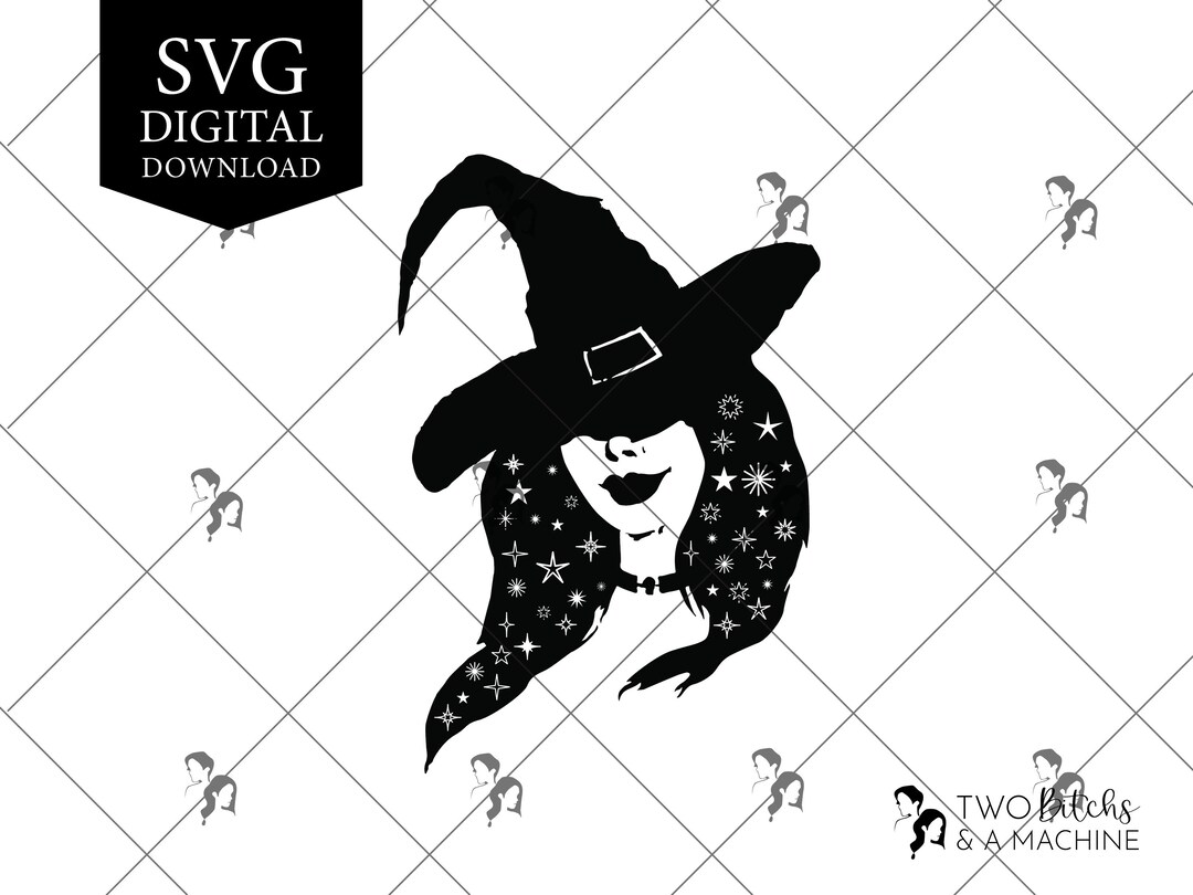 Witch SVG Digital Download, Svg Files for Cricut - Etsy