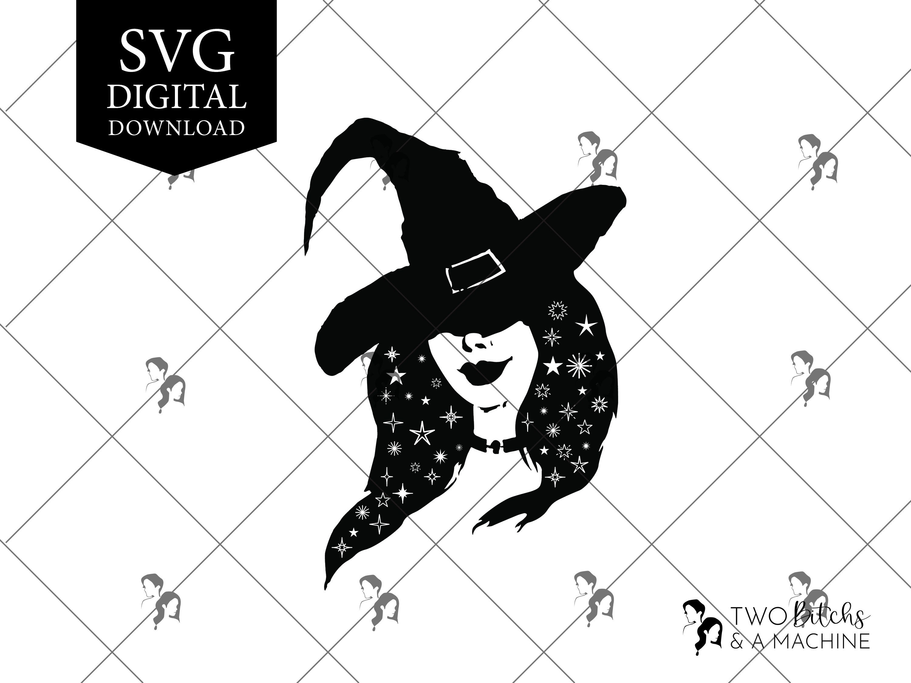 Witch SVG Digital Download, Svg Files for Cricut - Etsy