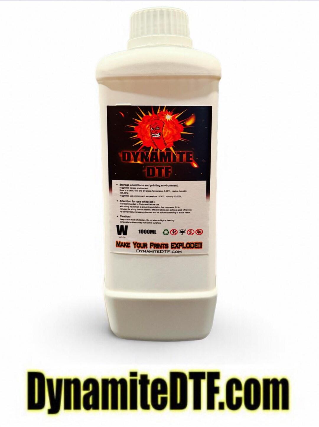 Dynamite DTF White Ink for DTF Printers (1 Liter) - Etsy