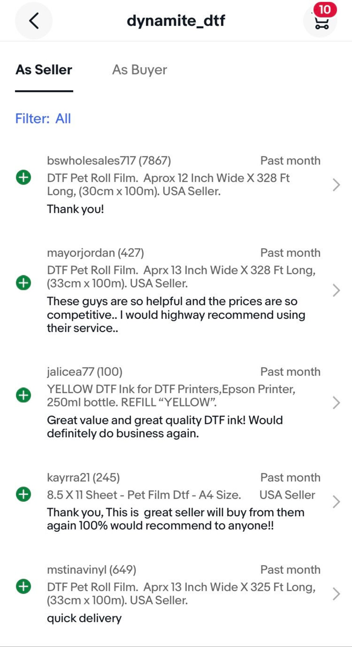 Dynamite DTF Ink for DTF Printersepson Printer 5 250ml - Etsy