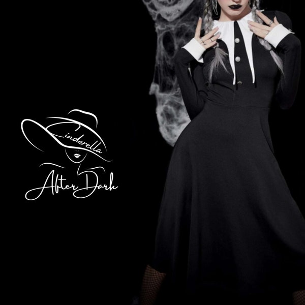 Wednesday Addams Black Dress Women - Etsy