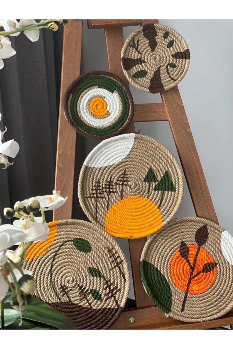 Design African Plate Bohemian 5 Piece Set - Etsy