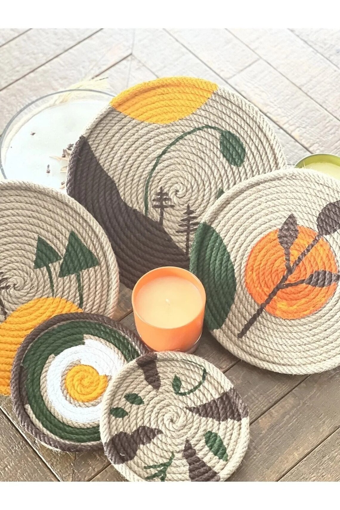 Design African Plate Bohemian 5 Piece Set - Etsy