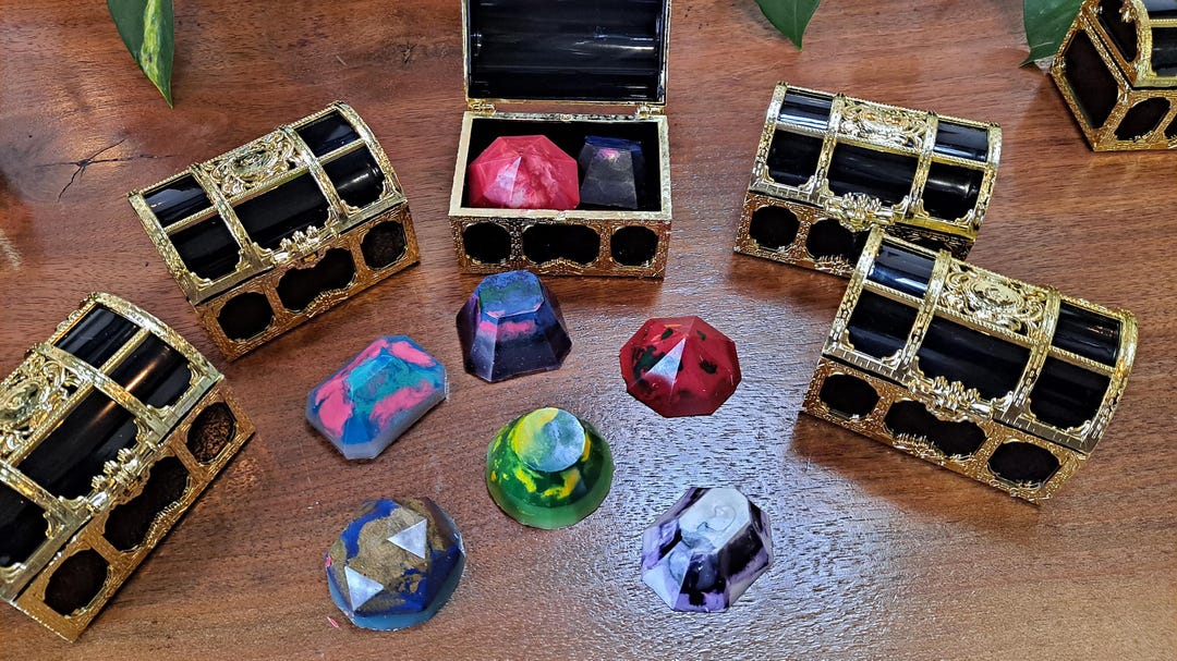 Pirate Treasure Crayon Gem Valentine for Kids Made From Upcycled ...