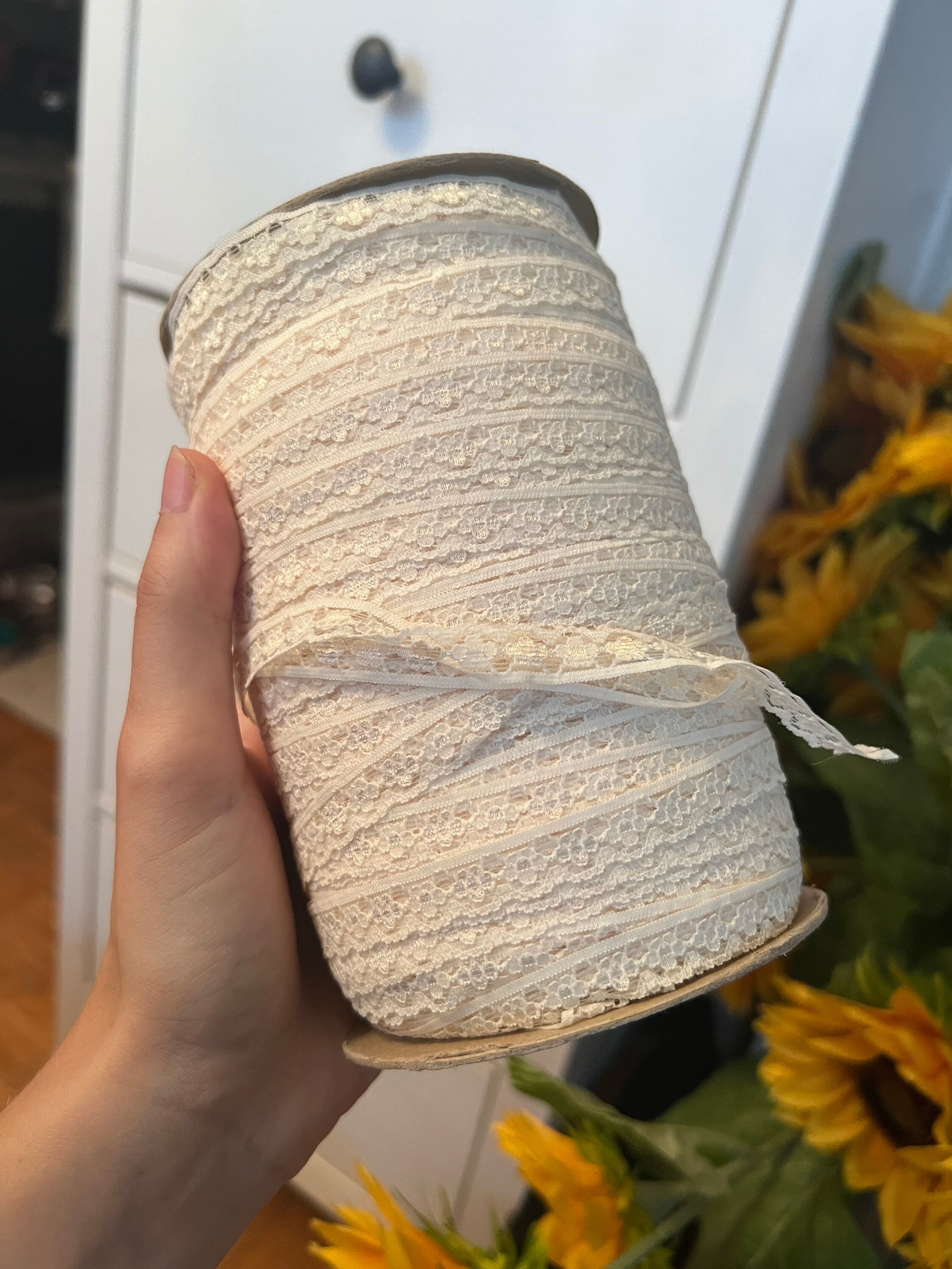 Vintage Roll of Lace Trim - Etsy